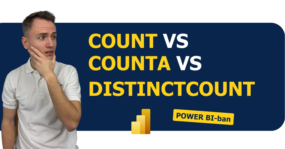 Így készíts DARAB függvényt Power BI-ban: COUNT vs. COUNTA